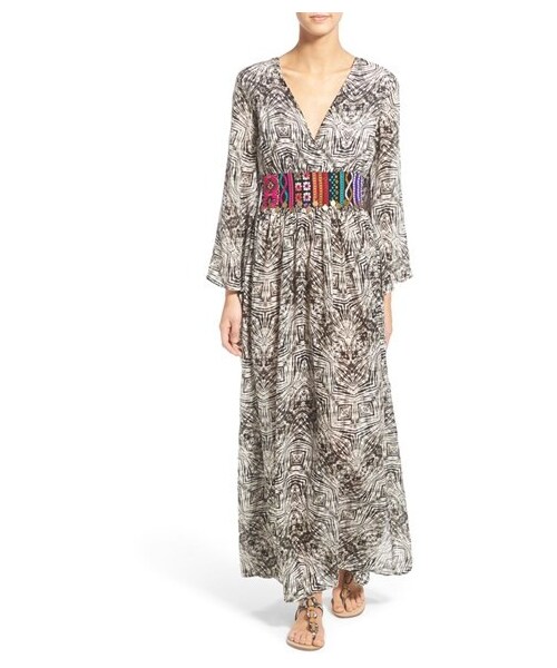 VOLCOM（ボルコム）の「Volcom 'Deep South' Print Embroidered Maxi Dress（ワンピース ...
