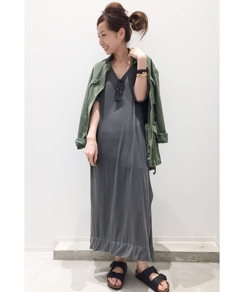 L’Appartement（アパルトモン）の「STATE SIDE OVERSIZE JERSEY MAXI DRESS （）」 - WEAR