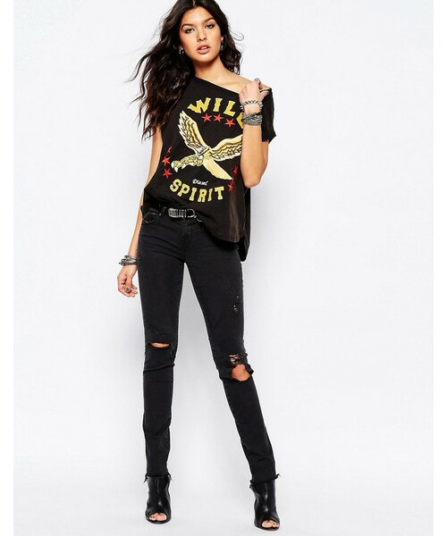 Diesel（ディーゼル）の「Diesel Wild Spirit Embroidered T-Shirt（Tシャツ/カットソー）」 - WEAR