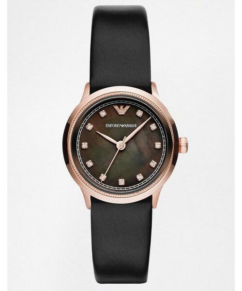 EMPORIO ARMANI（エンポリオアルマーニ）の「Emporio Armani Alpha Black Watch AR1802 ...