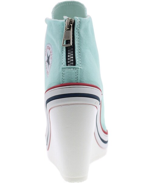 MaxStarの「Maxstar Women's 777 Back Zipper Canvas High Wedge Heel ...