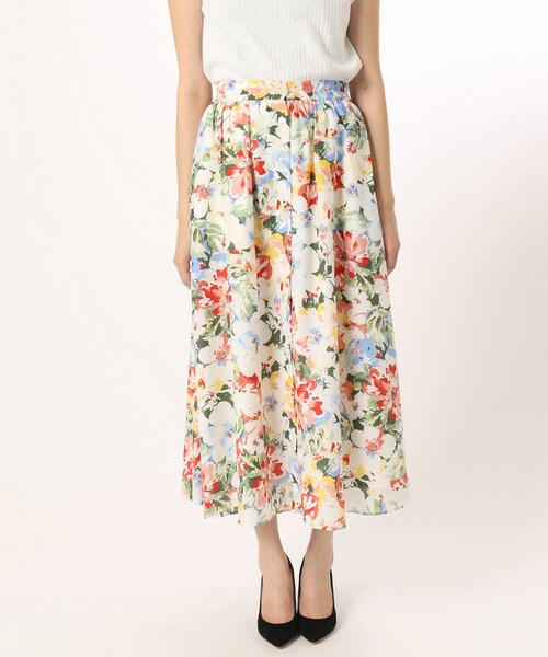 SLOBE IENA（スローブイエナ）の「《表参道/WEB限定・予約》ハリヌキカットソー×フロントボタンスカートセットアップ （スカート ...