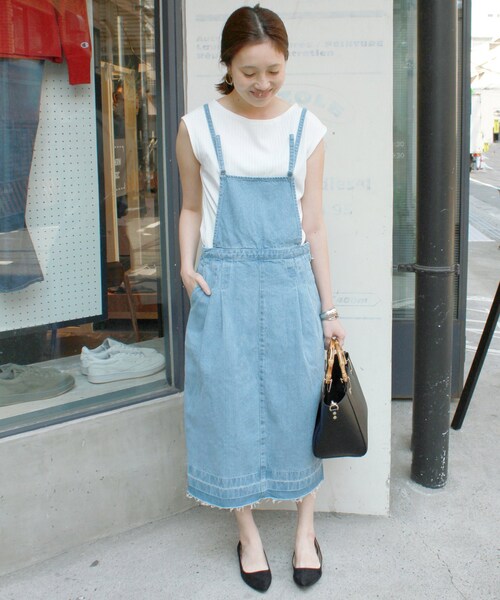 SLOBE IENA（スローブイエナ）の「《表参道/WEB限定・予約》ハリヌキカットソー×フロントボタンスカートセットアップ （スカート ...