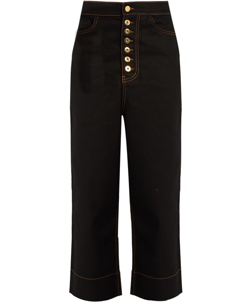 ELLERY（エリー）の「ELLERY Maggier high-rise wide-leg cropped jeans（デニムパンツ ...