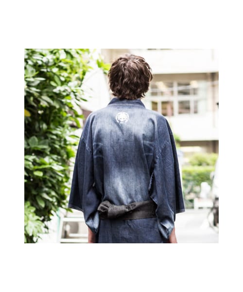 ROEN（ロエン）の「Roen (ロエン)ブラスト加工デニム浴衣(インディゴ/ダークインディゴ)（）」 - WEAR