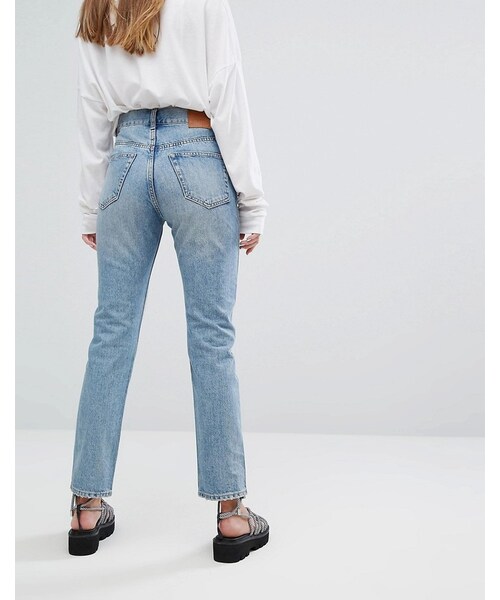 WEEKDAY（ウィークデイ）の「Weekday Line Vintage Feel Straight Leg Jeans（デニムパンツ ...