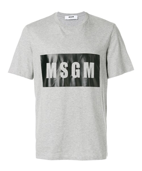 MSGM（エムエスジーエム）の「MSGM - ロゴプリント Tシャツ - men - コットン - XL（Tシャツ/カットソー）」 - WEAR