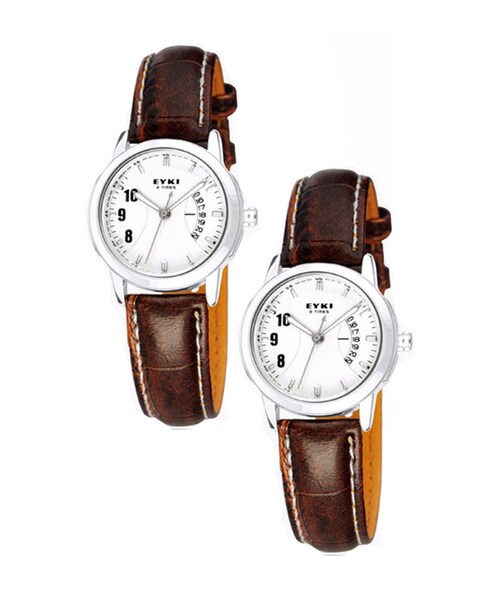 Eyki（エイキ）の「Bundle 2 Units EYKI E-TIMES UNIQUE Ladies Leather Watch ...