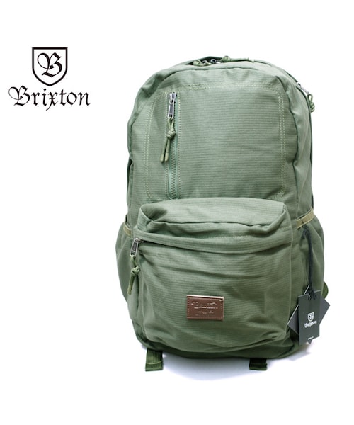 BRIXTON（ブリクストン）の「[Brixton]-バックパック-BELLOWS BACKPACK-OLIVE-（バックパック/リュック ...