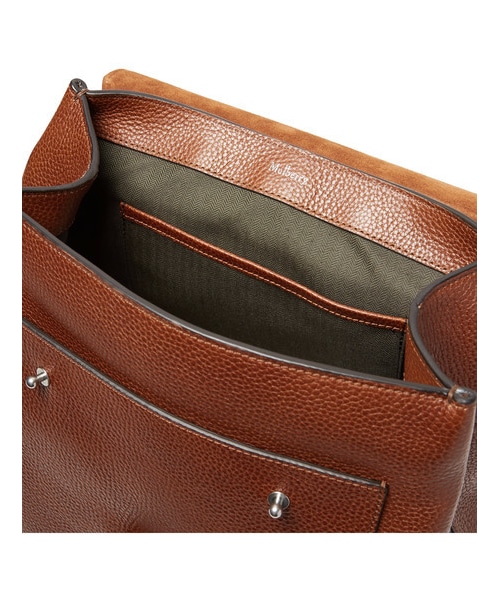 Mulberry（マルベリー）の「Mulberry Chiltern Pebble-Grain Leather Backpack（バックパック ...
