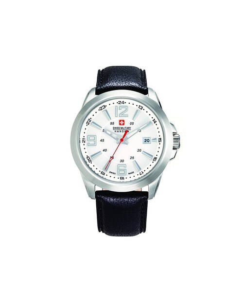 SWISS MILITARY（スイスミリタリー）の「Swiss Military Convoy Men's Black Leather ...
