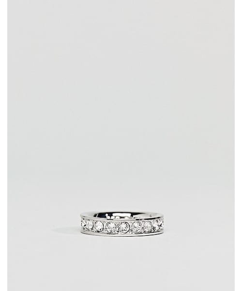Ted Baker（テッドベーカー）の「Ted Baker Claudie Narrow Crystal Band Ring（リング）」 - WEAR