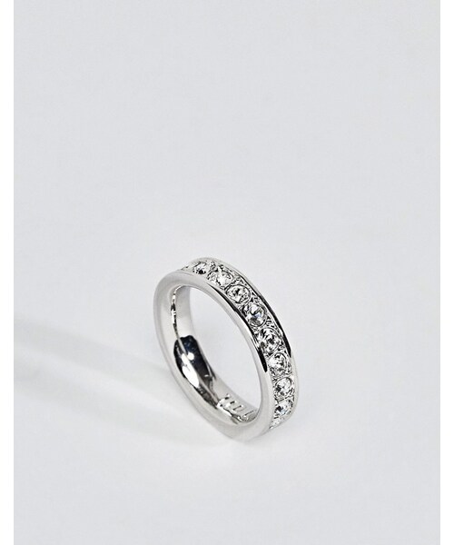 Ted Baker（テッドベーカー）の「Ted Baker Claudie Narrow Crystal Band Ring（リング）」 - WEAR