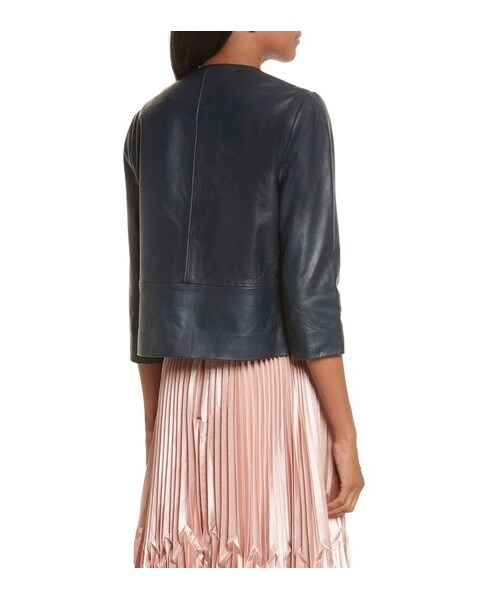 Ted Baker（テッドベーカー）の「Women's Ted Baker London Rennay Crop Sleeve Leather ...