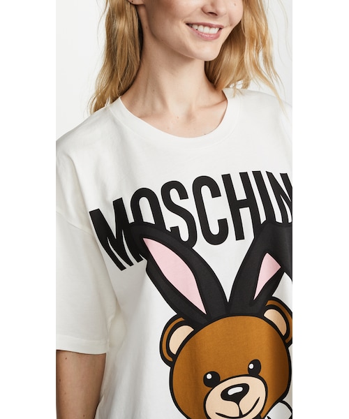 MOSCHINO（モスキーノ）の「Moschino Playboy Bear Tee（Tシャツ/カットソー）」 - WEAR