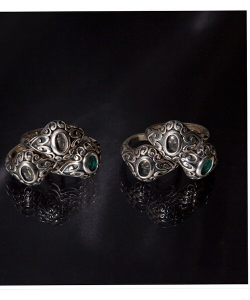 VISCERAL（ヴィセラル）の「Stained Maria.skull Ring（リング）」 - WEAR