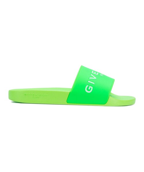 GIVENCHY（ジバンシイ）の「Givenchy - logo sliders - men - ポリウレタン/rubber - 42（ビーチ ...