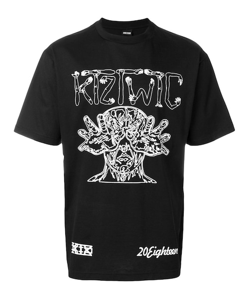 KTZ（ケイティーゼット）の「KTZ - arm vision print T-shirt - unisex - コットン - XS（Tシャツ ...