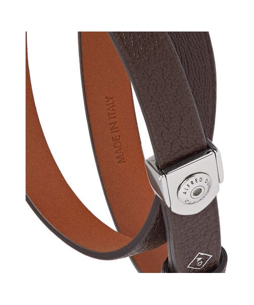 Dunhill（ダンヒル）の「Dunhill Leather Wrap Bracelet（アクセサリー）」 - WEAR