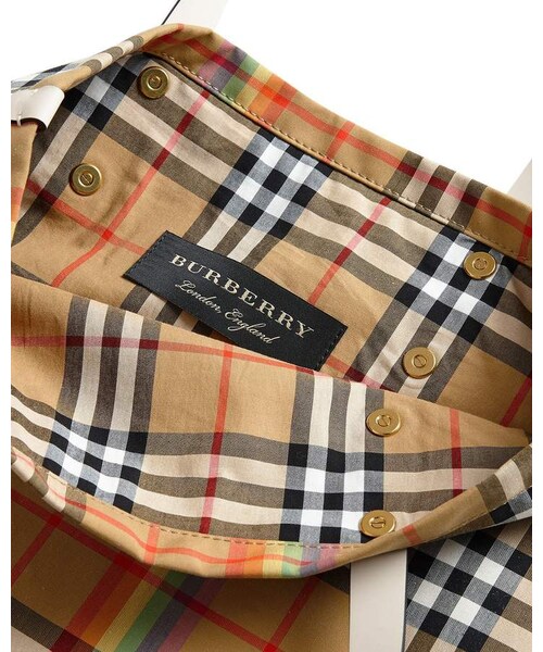 BURBERRY（バーバリー）の「Burberry Vintage Check Rainbow Medium Shopper Tote Bag ...