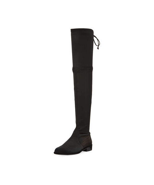 Stuart Weitzman（スチュアートワイツマン）の「Stuart Weitzman Lowland Satin Over-The-Knee Boot（ブーツ）」 - WEAR