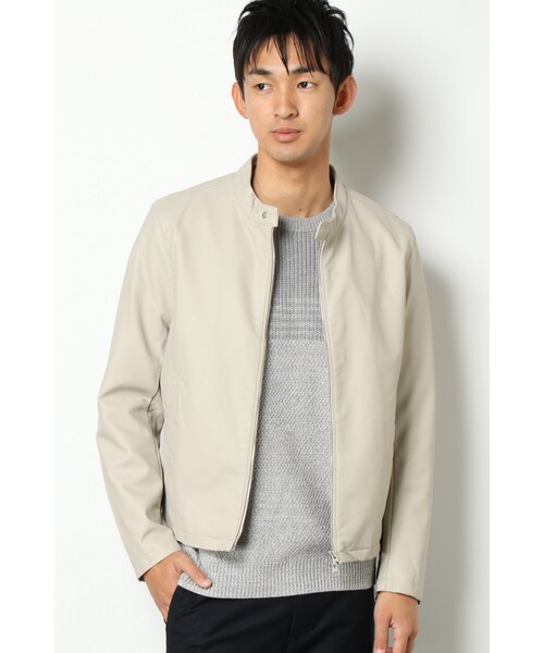 ikka（イッカ）の「PUシングルライダース（ブルゾン）」 - WEAR