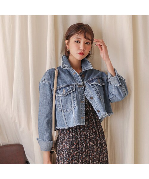 PPGIRL（PPGIRL）の「(B427) Cube denim jacket（デニムジャケット）」 - WEAR