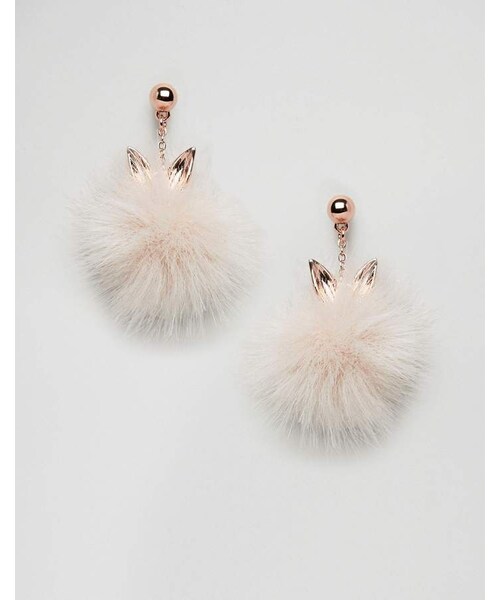 Ted Baker（テッドベーカー）の「Ted Baker Bryana Bunny Tail Drop Earrings（イヤリング ...