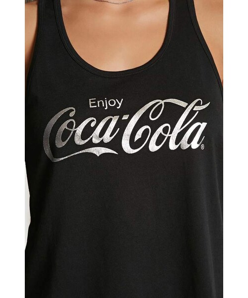 FOREVER 21（フォーエバー トゥエンティーワン）の「Forever 21 Coca Cola Metallic PJ Tank Top ...