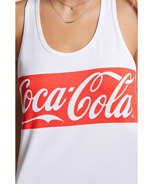Forever 21（フォーエバー トゥエンティーワン）の「Forever 21 Coca-Cola Graphic PJ Tank Top ...