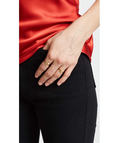 gorjanaの「Gorjana Chloe Mixed Stacking Ring Set（リング）」 - WEAR