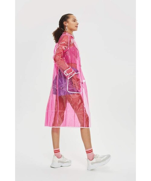 TOPSHOP（トップショップ）の「Topshop Clear vinyl trench coat（）」 - WEAR