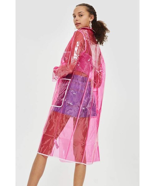 TOPSHOP（トップショップ）の「Topshop Clear vinyl trench coat（）」 - WEAR