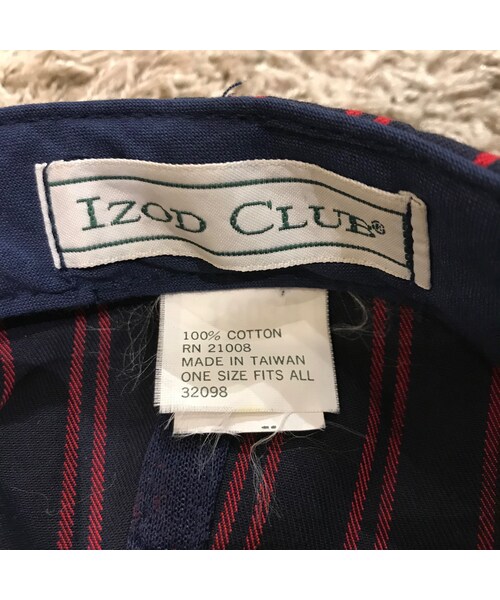 USED（ユーズド）の「IZOD CLUB STRIPE CAP（キャップ）」 - WEAR