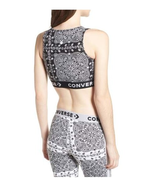 Converse（コンバース）の「Converse x Miley Cyrus Bandana Print Sports Bra（ブラ ...
