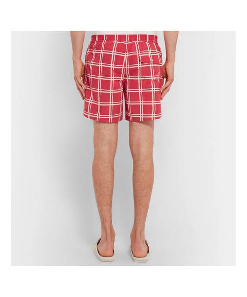 TOD’S（トッズ）の「Tod's Short-Length Checked Swim Shorts（水着）」 - WEAR