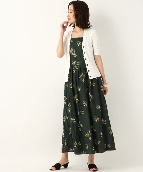 apart by lowrys（アパートバイローリーズ）の「RyNyリーフエプロンワンピース（）」 - WEAR