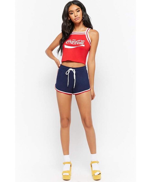FOREVER 21（フォーエバー トゥエンティーワン）の「Forever 21 Coca-Cola Cropped Tank Top（タンク ...