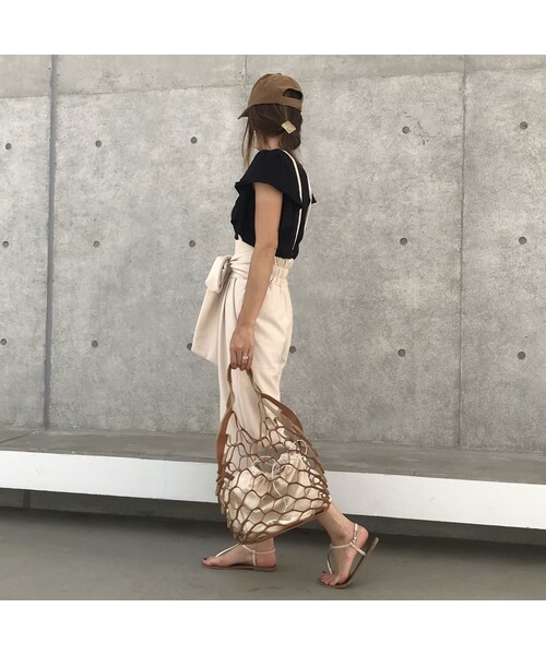 copine（コピン）の「フェイクレザーネットバッグ(2color)（ハンドバッグ）」 - WEAR