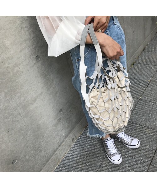 copine（コピン）の「フェイクレザーネットバッグ(2color)（ハンドバッグ）」 - WEAR