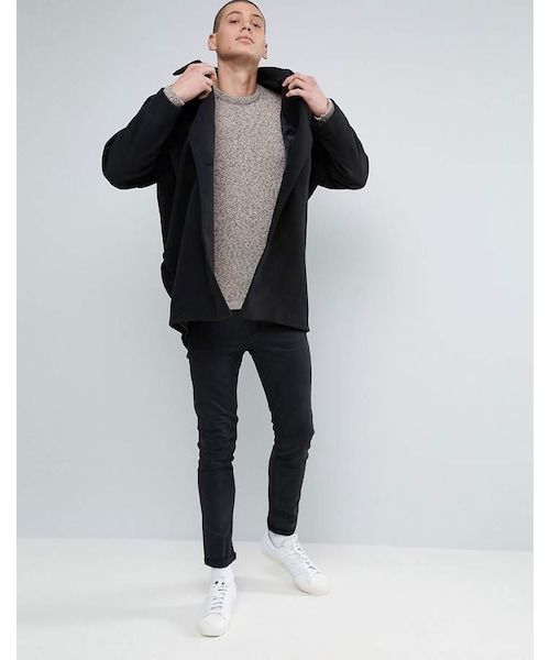 MINIMUM（ミニマム）の「Minimum Crew Neck Two Tone Knit Sweater（ニット/セーター）」 - WEAR