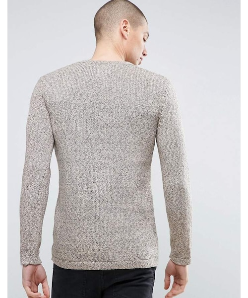 MINIMUM（ミニマム）の「Minimum Crew Neck Two Tone Knit Sweater（ニット/セーター）」 - WEAR