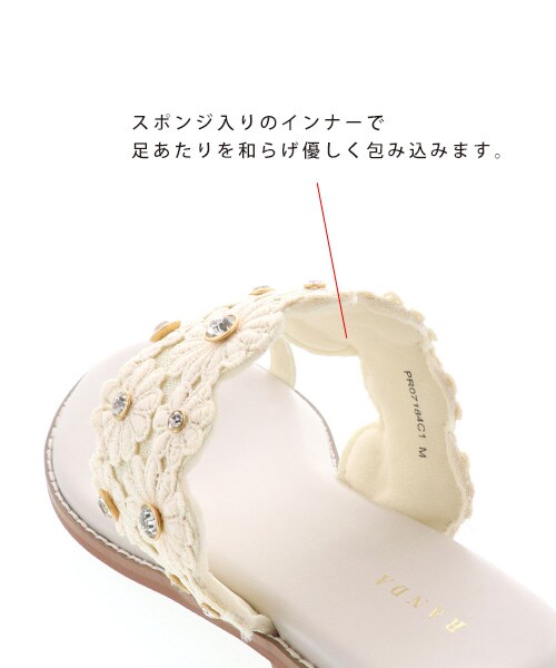 RANDA（ランダ）の「2018SS新作/サムリングフラワーサンダル（）」 - WEAR