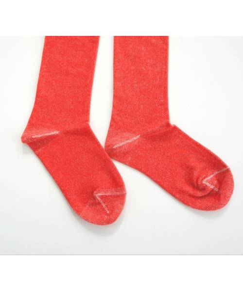 STORES.jp（ストアーズドットジェーピー）の「【ギフトに人気】ペルーコットンのゴムなし靴下(ユニセックス) レッド_SO005-RD ...