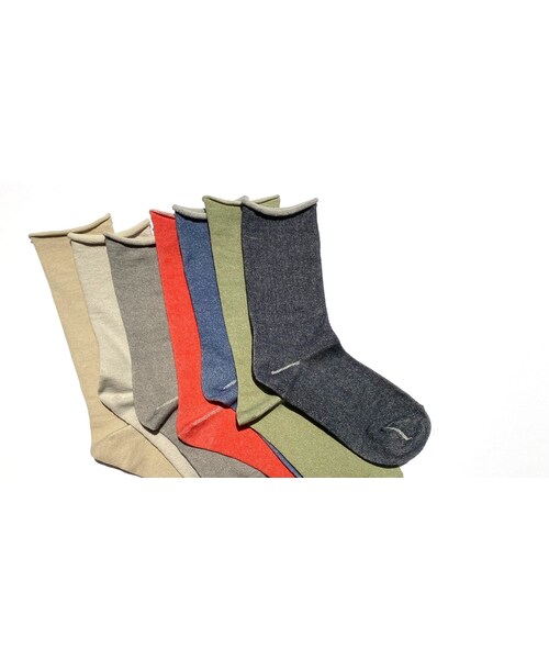 STORES.jp（ストアーズドットジェーピー）の「【ギフトに人気】ペルーコットンのゴムなし靴下(ユニセックス) レッド_SO005-RD ...