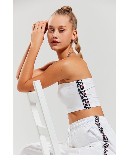 GUCCI（グッチ）の「【FILA 】ロゴ入りチューブトップ全2色（Tシャツ/カットソー）」 - WEAR
