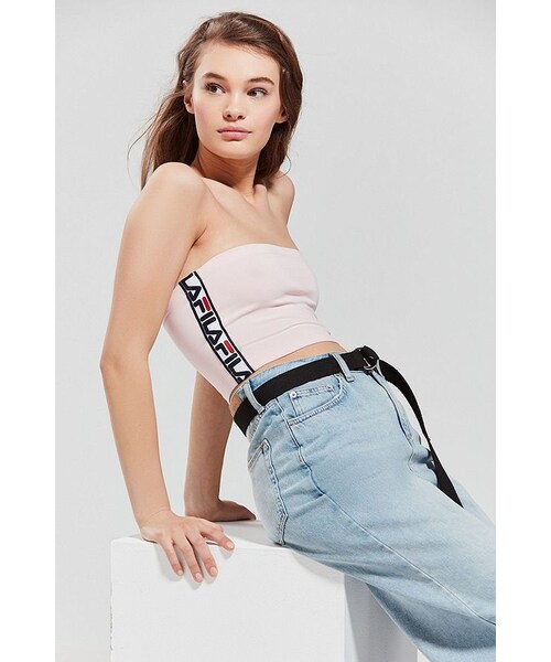 GUCCI（グッチ）の「【FILA 】ロゴ入りチューブトップ全2色（Tシャツ/カットソー）」 - WEAR