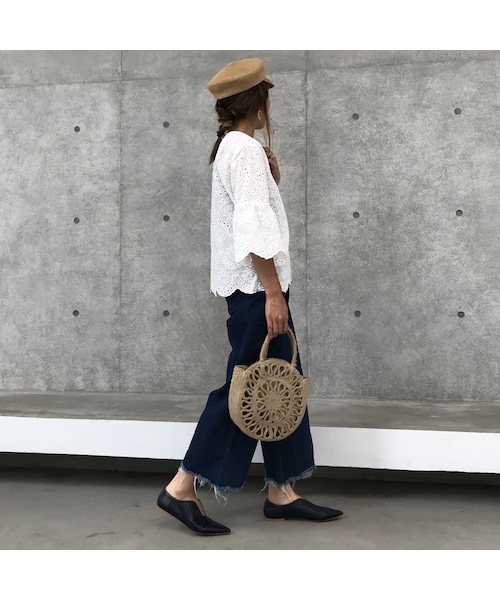 copine（コピン）の「ラッフルスリーブパンチングブラウス【クリックポスト対象商品】（シャツ/ブラウス）」 - WEAR