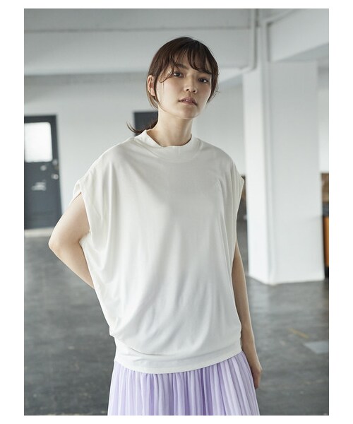 AMERICAN HOLIC（アメリカンホリック）の「・ハイネックノースリーブ脇タックプルオーバー（トップス）」 - WEAR