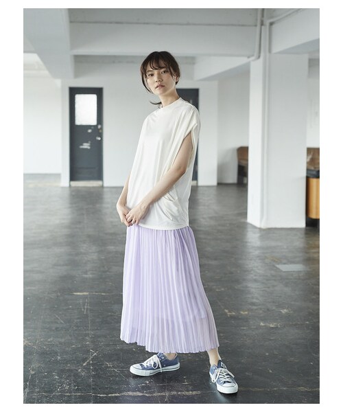 AMERICAN HOLIC（アメリカンホリック）の「・ハイネックノースリーブ脇タックプルオーバー（トップス）」 - WEAR